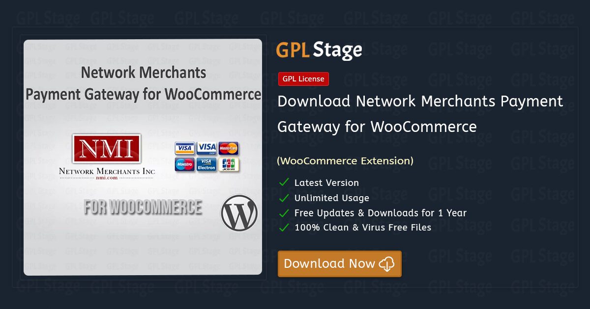 Network Merchants (Collect.js) Payment Gateway for WooCommerce