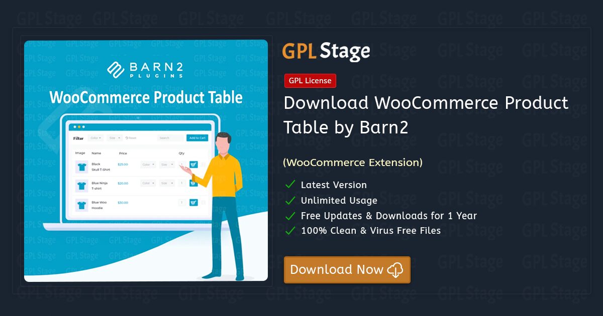WooCommerce Product Table by Barn2