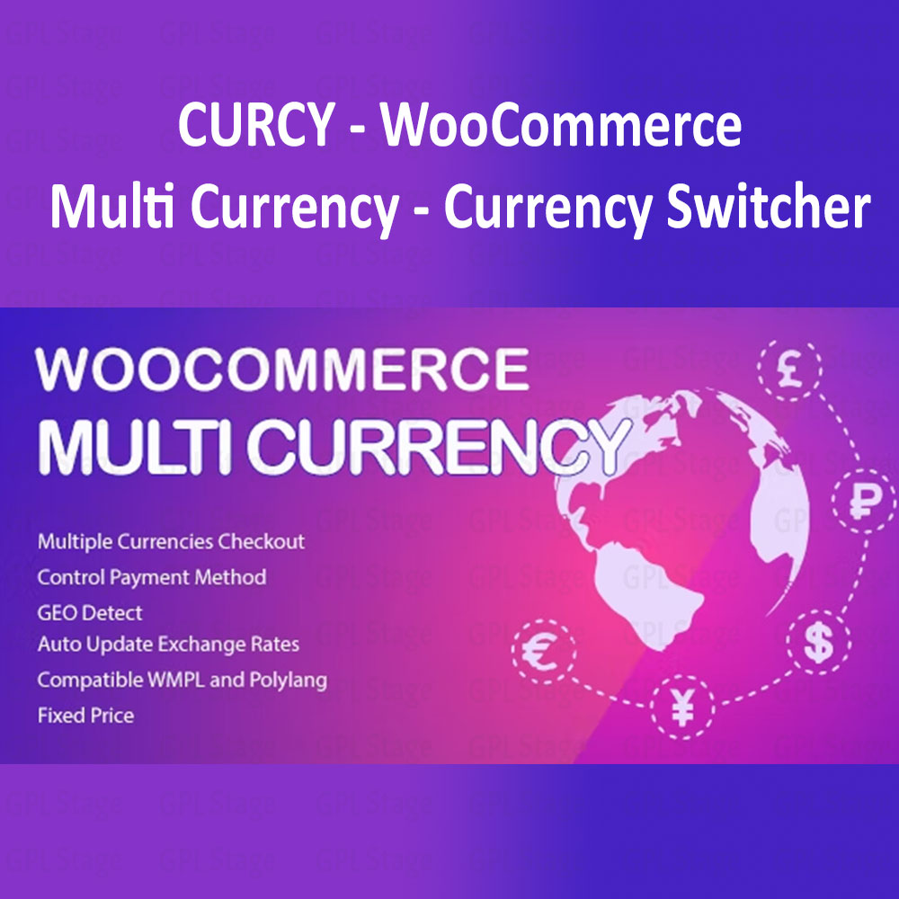 CURCY - WooCommerce Multi Currency - Currency Switcher