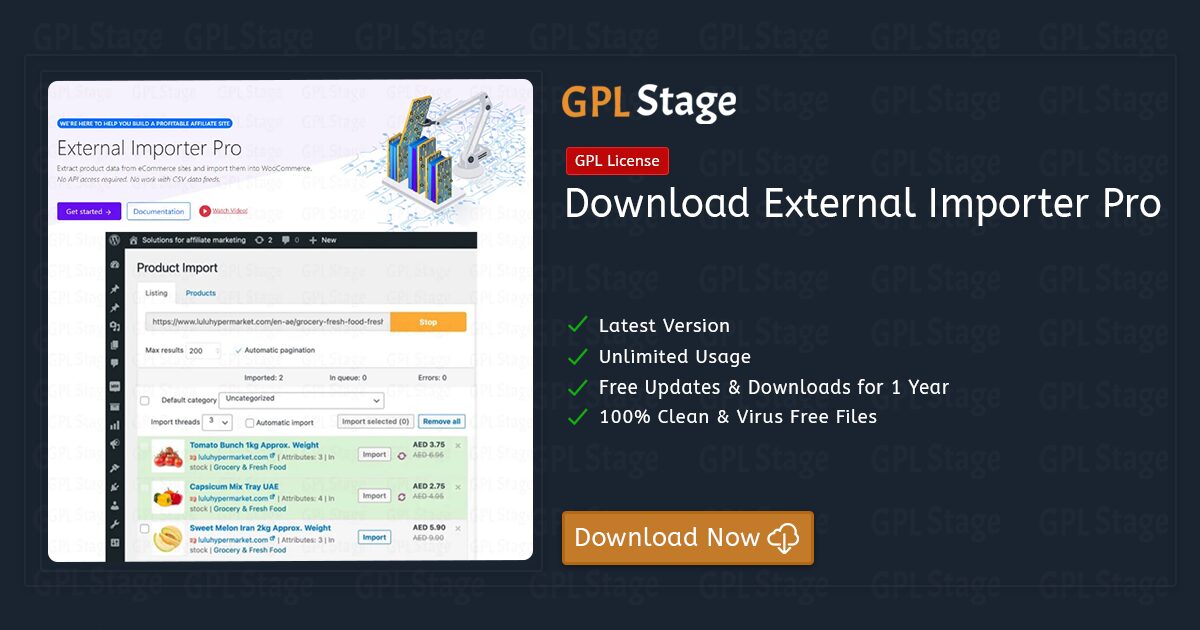 External Importer Pro