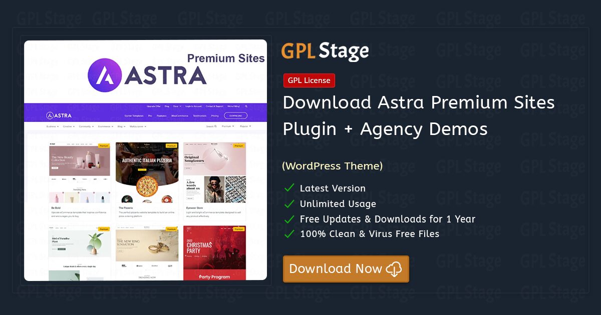 Astra Starter Templates Premium