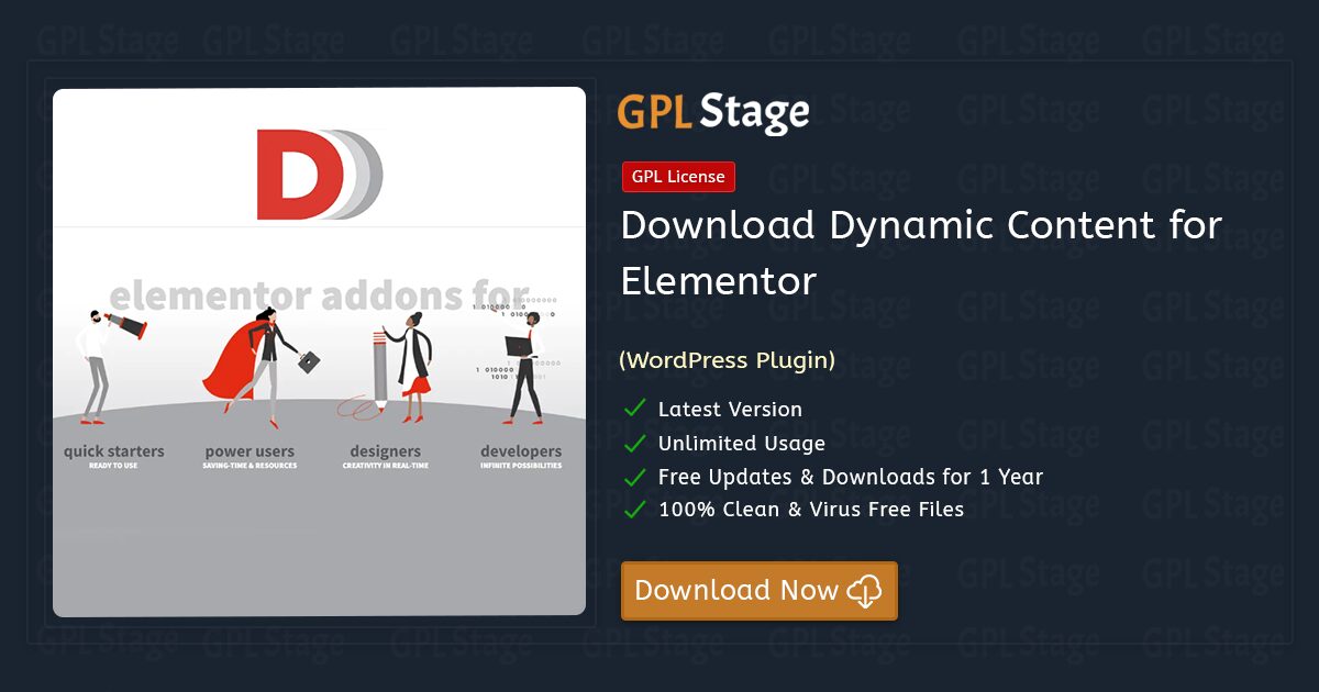 Dynamic Content for Elementor Plugin - Unleash the Full Potential of Elementor