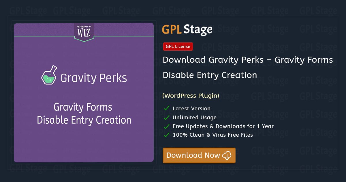 Gravity Perks Disable Entry Creation
