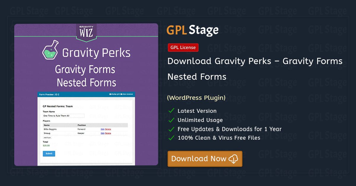 Gravity Perks – Gravity Forms Nested Forms
