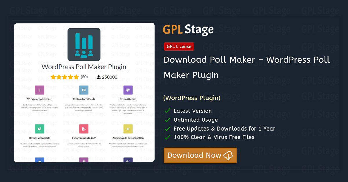 Poll Maker - The Best WordPress Poll Plugin