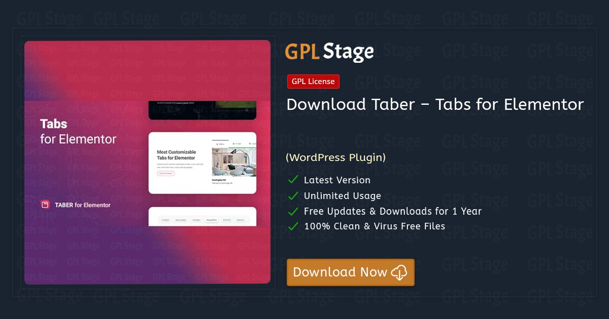 Taber – Tabs for Elementor