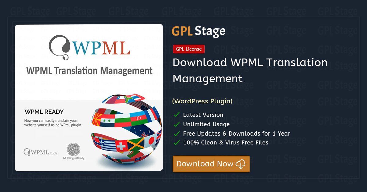 WPML Translation Management