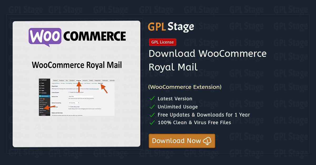 Royal Mail for WooCommerce