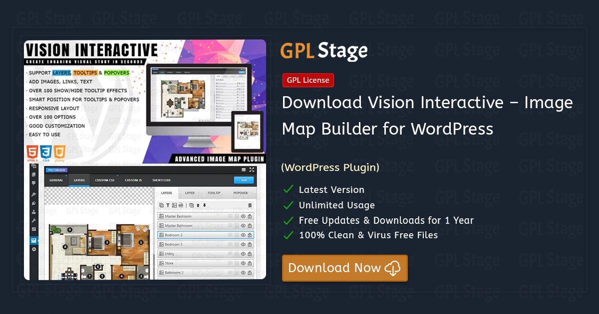 Vision - Interactive Image Map Builder for WordPress