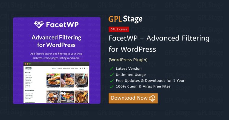 FacetWP – Advanced Filtering for WordPress
