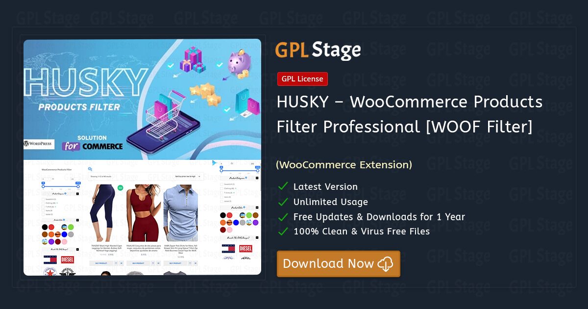 HUSKY – WooCommerce Products Filter Professional [WOOF Filter]