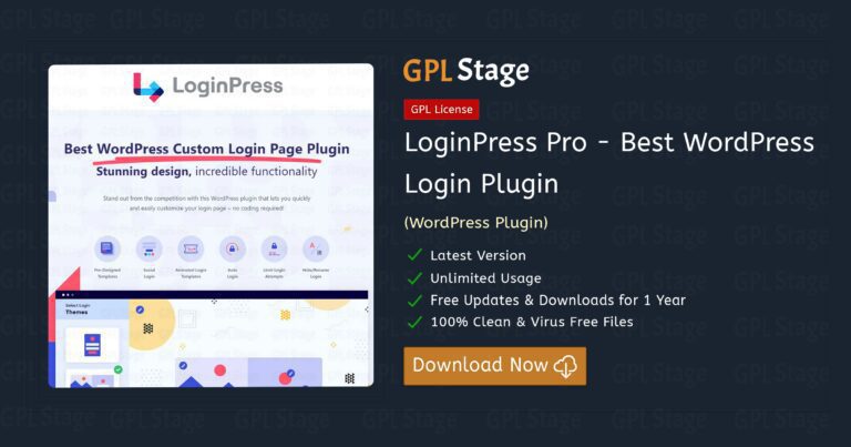 LoginPress Pro - Best WordPress Custom Login Page Plugin