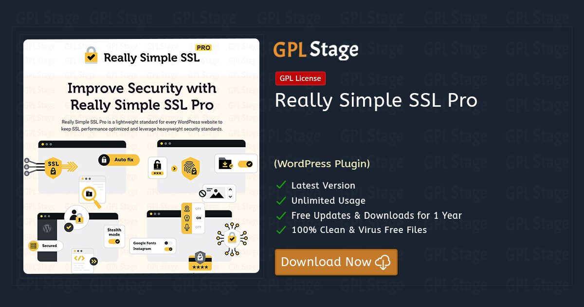 Really Simple SSL Pro: Simple and Performant WordPress Security